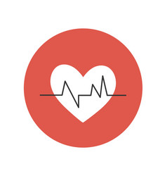 Blood flow through heart medical infographics Vector Image