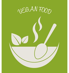 White plate with menu text Royalty Free Vector Image