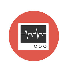 Blood flow through heart medical infographics Vector Image