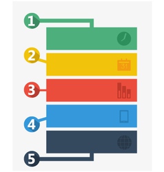 Infographics design variation 5 Royalty Free Vector Image