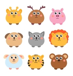 Cute cow cartoon Royalty Free Vector Image - VectorStock