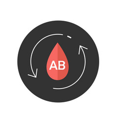 Blood flow through heart medical infographics Vector Image