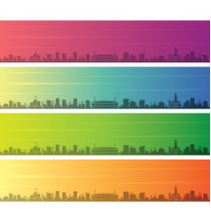Cardiff skyline pop Royalty Free Vector Image - VectorStock