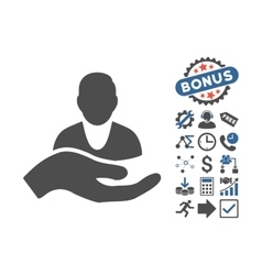 Caring hand Royalty Free Vector Image - VectorStock