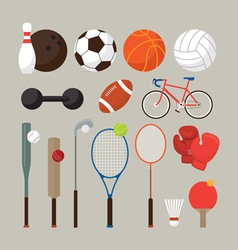 Sports equipment Royalty Free Vector Image - VectorStock