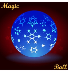 Magic power bolt and lightning energy ball Vector Image