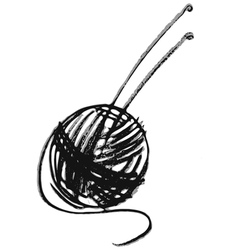 Heart of yarn Royalty Free Vector Image - VectorStock