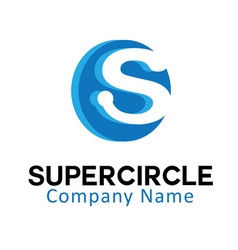 Letter e logo icon design template elements Vector Image