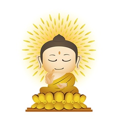 Buddha cartoon Royalty Free Vector Image - VectorStock
