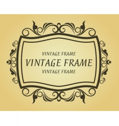 Vintage frame Royalty Free Vector Image - VectorStock