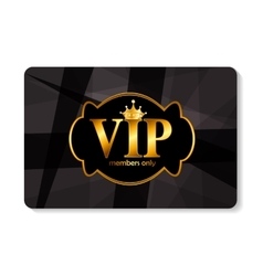 Vip golden and platinum card template Royalty Free Vector