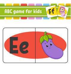 Flashcard alphabet d is for dance Royalty Free Vector Image