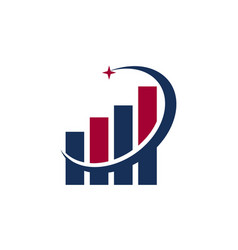 Economic growth design Royalty Free Vector Image