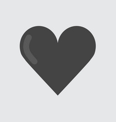 Melting heart and drops icon Royalty Free Vector Image
