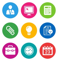 Set business infographics icons for design website