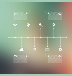 Astronomy timeline concept Royalty Free Vector Image