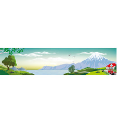 Natural view of nature Royalty Free Vector Image