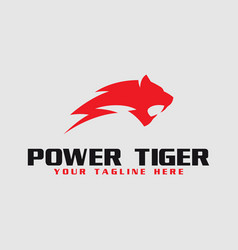 Fire tiger Royalty Free Vector Image - VectorStock