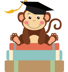 Frog graduation Royalty Free Vector Image - VectorStock