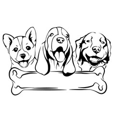 Cartoon number three with his hands up Royalty Free Vector