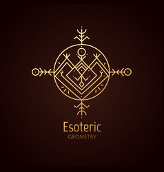 Sacred abstract nature Royalty Free Vector Image