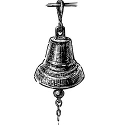 Ring bell cartoon Royalty Free Vector Image - VectorStock