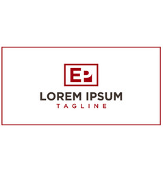 Initial letter ja logo template design Royalty Free Vector