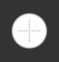 Sniper scope overlay Royalty Free Vector Image