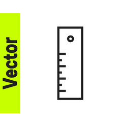 Vertical meter ruler Royalty Free Vector Image