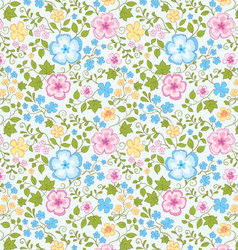 Background with spring flowers Royalty Free Vector Image