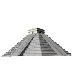 Sketch of chichen itza mayan pyramid in mexico Vector Image