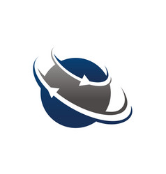 World logo template Royalty Free Vector Image - VectorStock