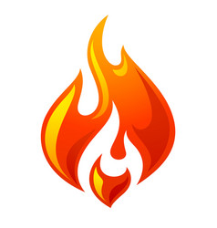 A big fire Royalty Free Vector Image - VectorStock