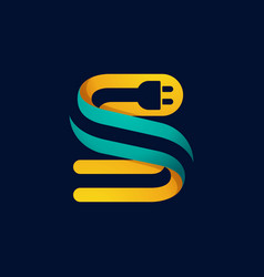 Creative letter s logo design Royalty Free Vector Image