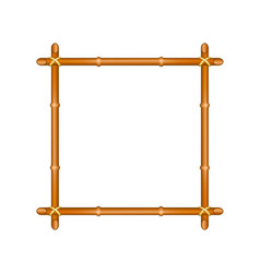 Bamboo frame Royalty Free Vector Image - VectorStock