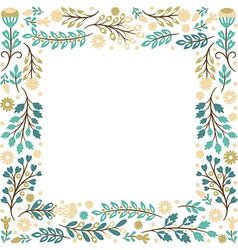 Floral frame with place for your text Royalty Free Vector