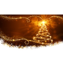 Golden magic star Royalty Free Vector Image - VectorStock