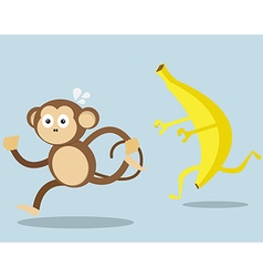 Baby monkey Royalty Free Vector Image - VectorStock