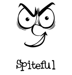 Expression wordcard for nervous Royalty Free Vector Image