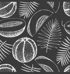 Seamless pattern from leaves Royalty Free Vector Image