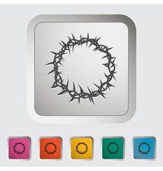 Wreath thorns Royalty Free Vector Image - VectorStock