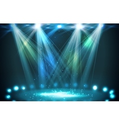 Colorful glow spotlights background Royalty Free Vector