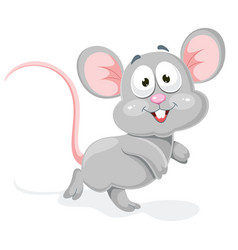 Cartoon rat waving hand Royalty Free Vector Image