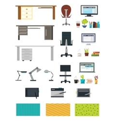 Modern office interior Royalty Free Vector Image