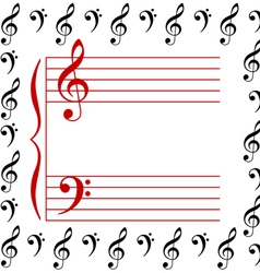 Music note labels and icons Royalty Free Vector Image