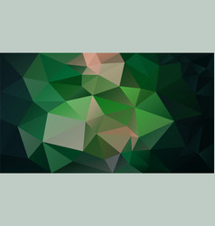 Blue green emerald polygon triangular pattern Vector Image