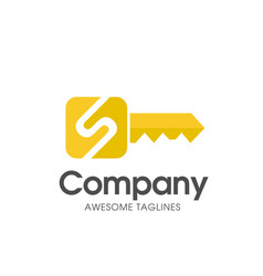 Smart key logo Royalty Free Vector Image - VectorStock