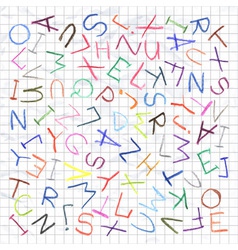 Abc hand drawn vector by Elmiko - Image #1182624 - VectorStock