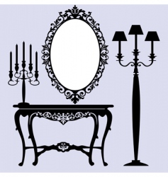 Silhouette of antique mirror vector by ElaKwasniewski - Image #453996 ...