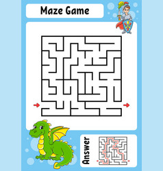 Excavator cartoon educational game for children Vector Image